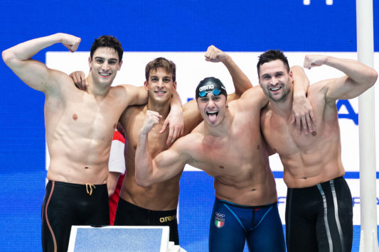 FLASH! Kazan 2021: Italy Set World Record In Men's 4x50 Medley Relay