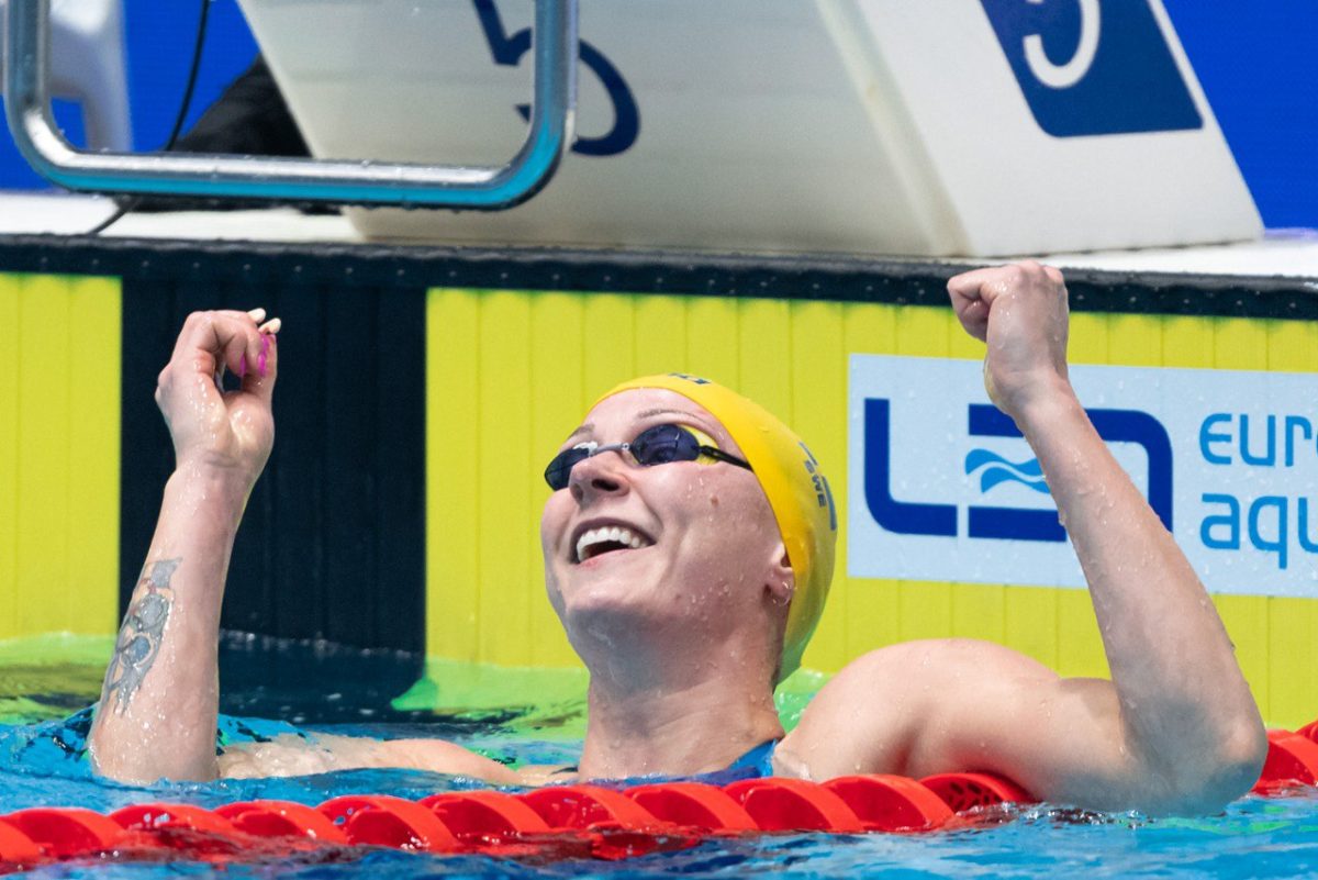 Sarah Sjostrom Opens Chase of Gold in 100 Freestyle at World Champs