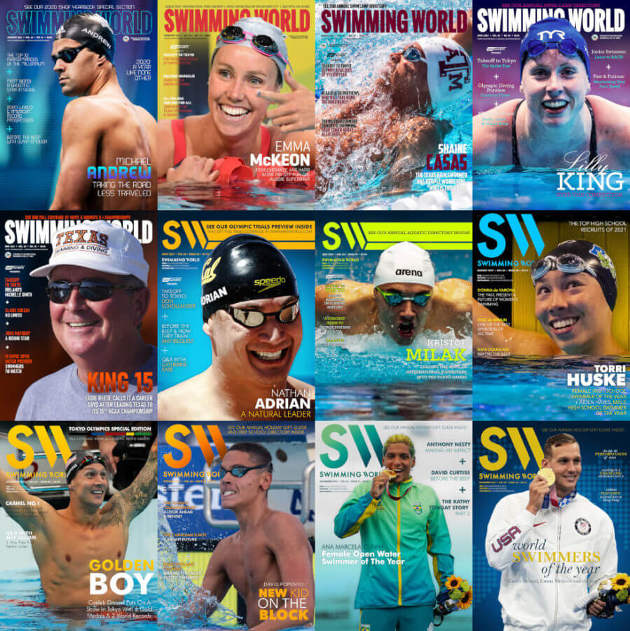 Swimming World Magazine Covers in Review – 2021
