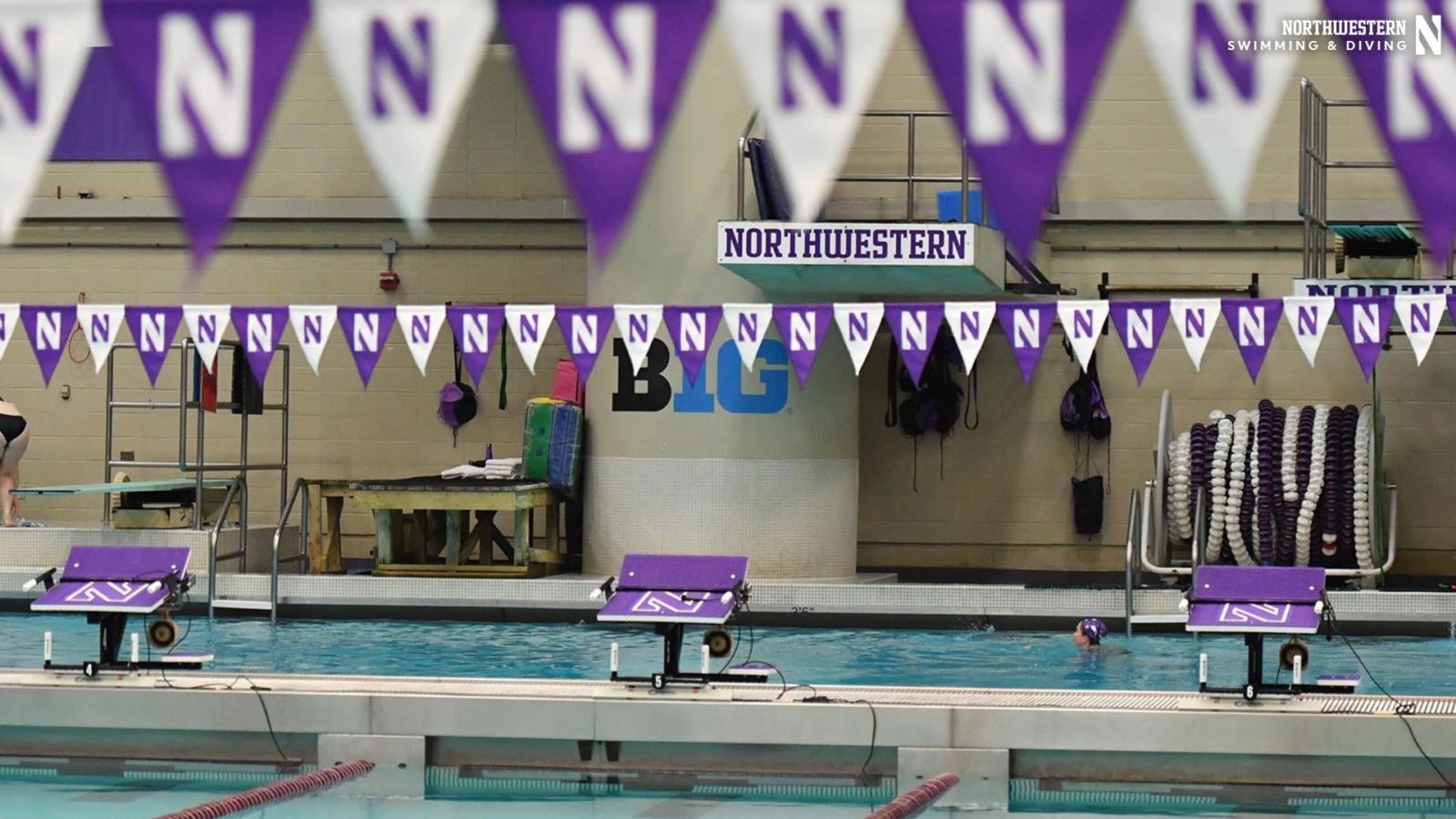 Northwestern Sets 2 Pool Records to Sweep Penn State, Chicago