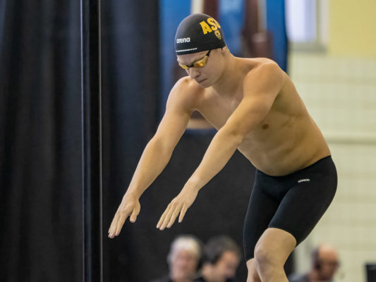 Leon Marchand Goes 3-for-3 to Lead Arizona State Split with Wisconsin