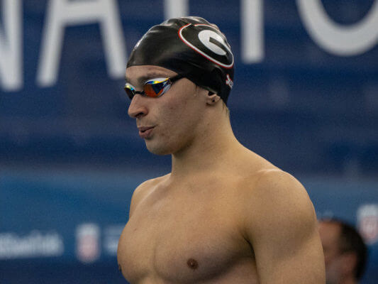 Red-Hot Luca Urlando Adds Pool Record in 200 Back vs. Emory