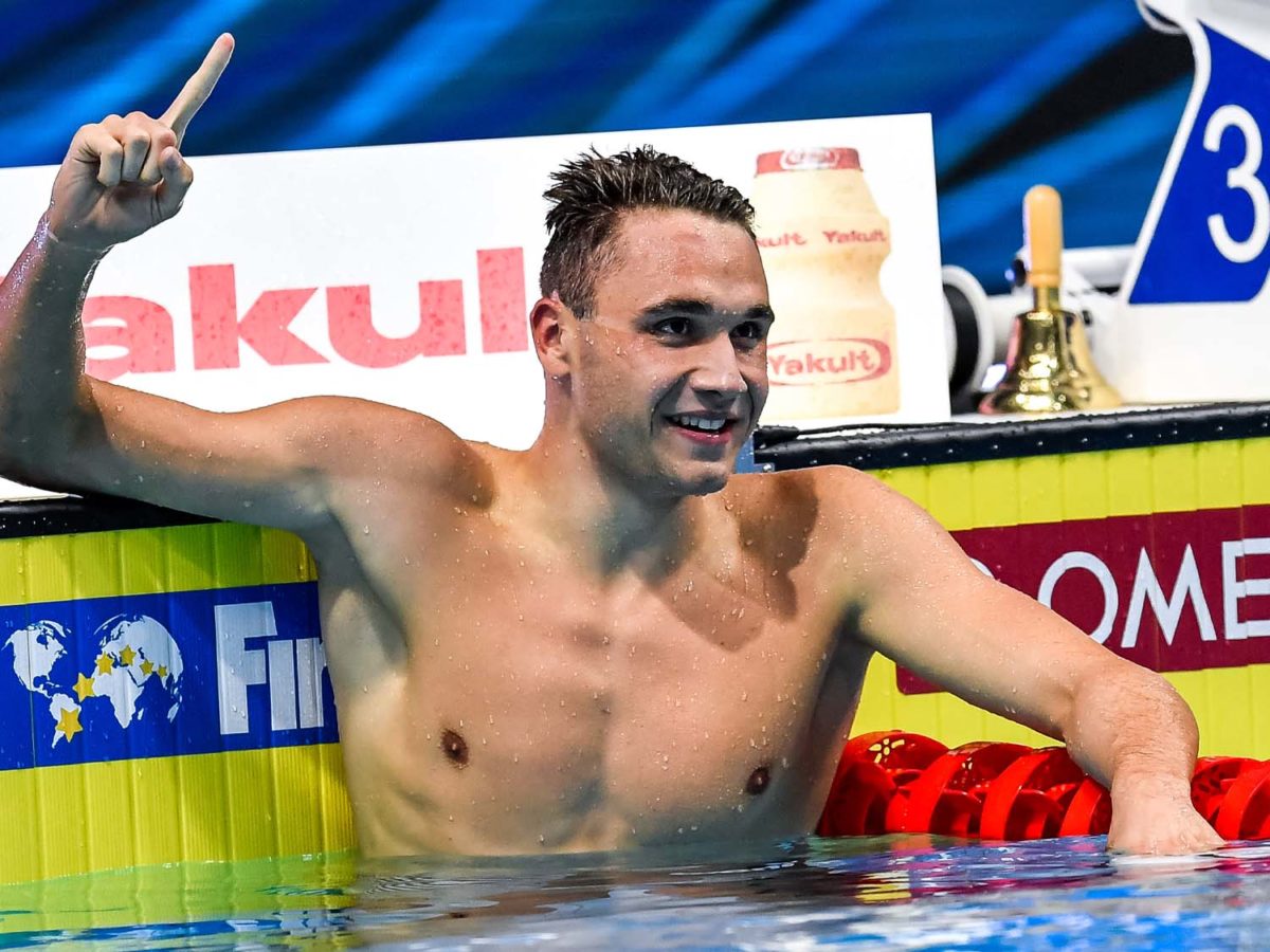 Kristof Milak Takes 100 Free Gold At Hungarian Championships