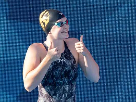 Battle in 50 Free Punctuates Fast Day 1 of USC Invitational