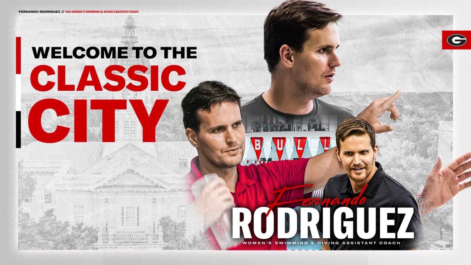 Fernando Rodriguez Is First Hire to Women’s Swim Staff at Georgia