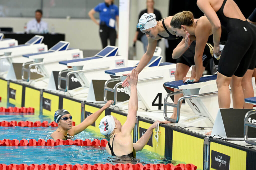 DUEL IN THE POOL: USA Leads Australia 159-148 After Pool Start