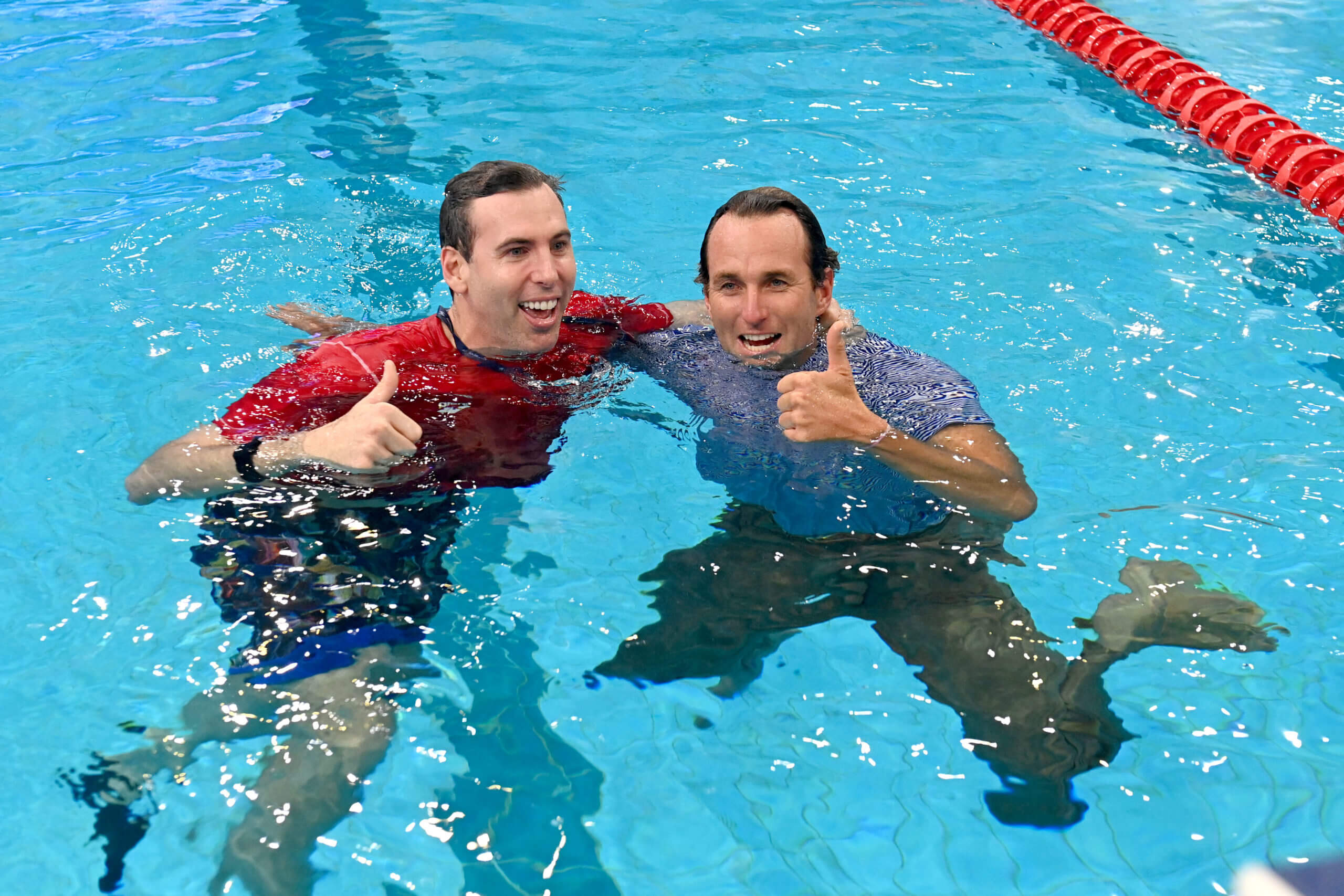 DUEL IN THE POOL: Michael Andrew Led USA Sink The Aussie Dolphins