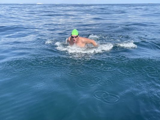 Rob Woodhouse Makes Australian History By Swimming English Channel