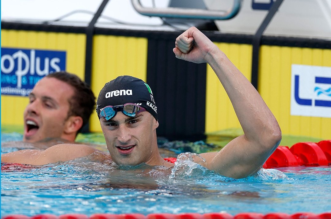 European Championships: Alberto Razzetti Wins 400IM