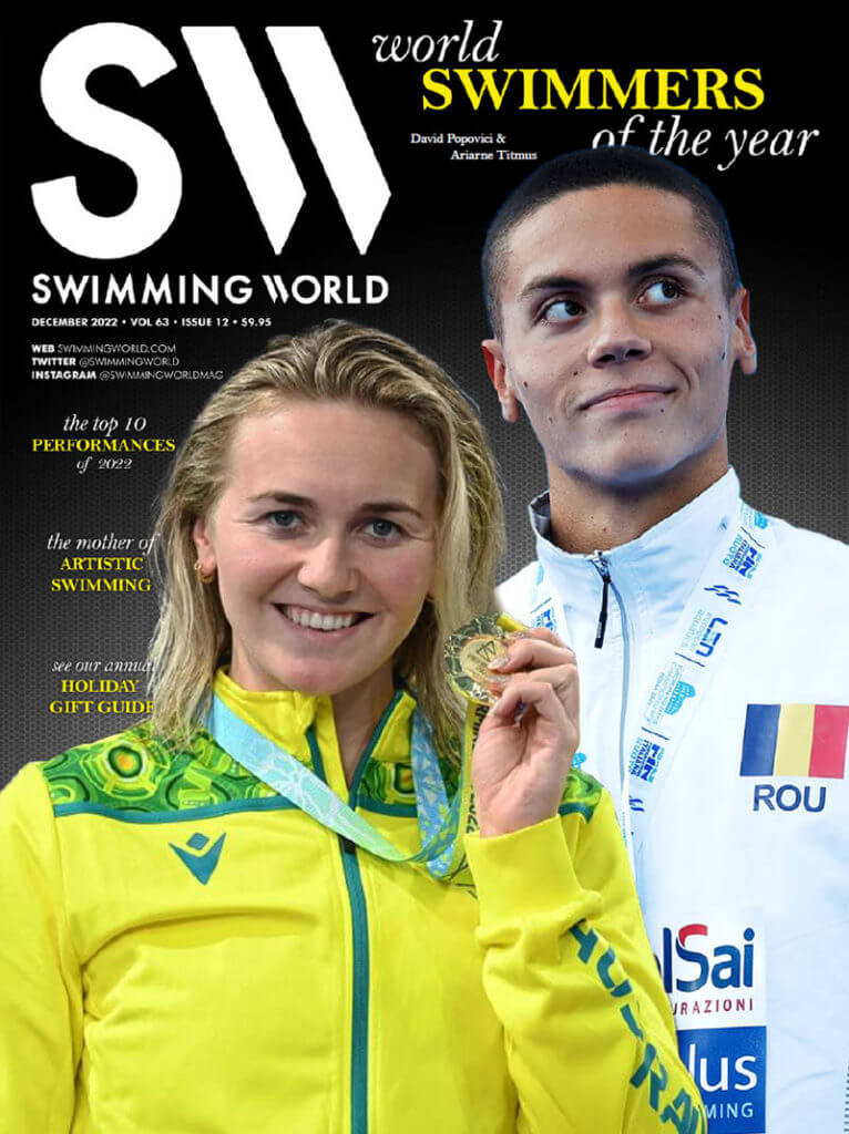 Swimming World December 2022 - World Swimmers of the Year: David ...