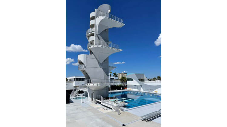 Fort Lauderdale Aquatic Center High Dive Earns Architect Award