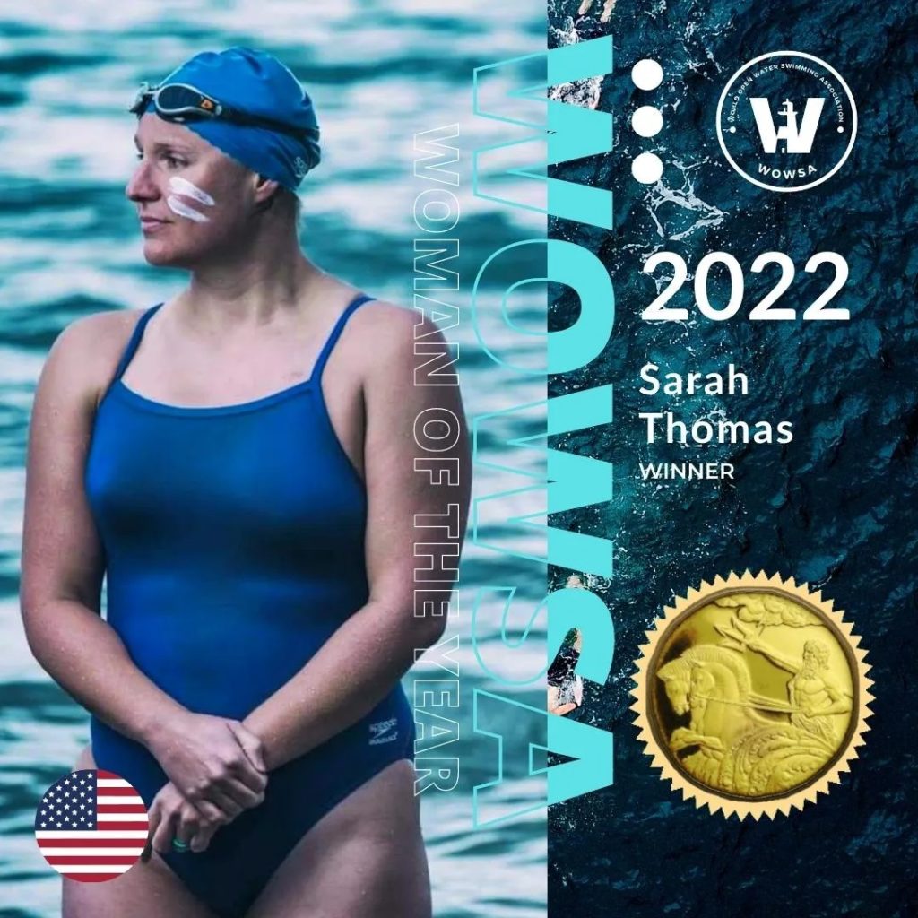 Sarah Thomas Takes Home Two Honors in WOWSA Awards 2022