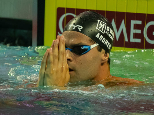 US Nationals: Michael Andrew Wins Men's 50 Butterfly as Dressel 3rd