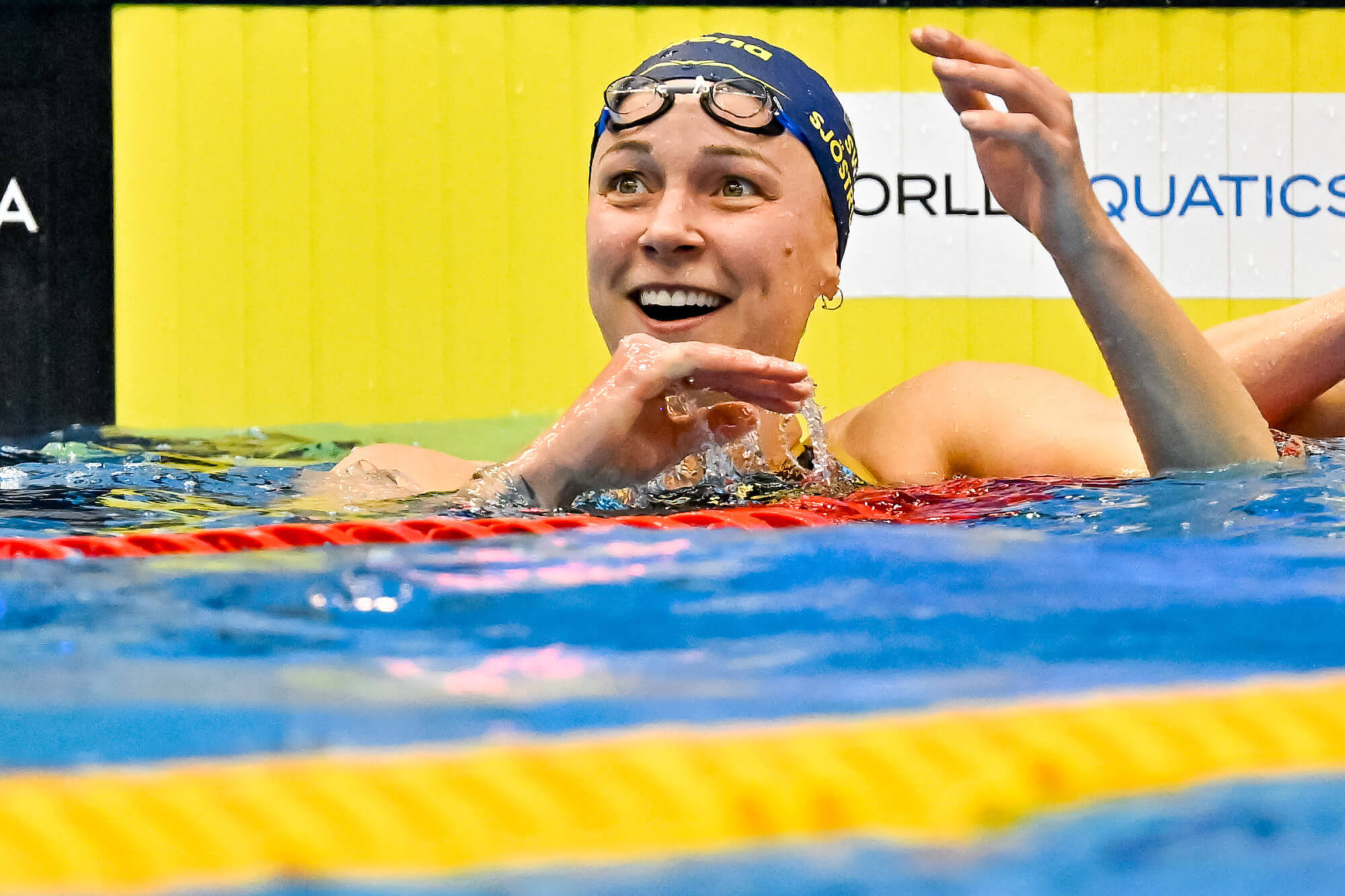 Sarah Sjostrom Takes Down World Record in 50 Freestyle Semis