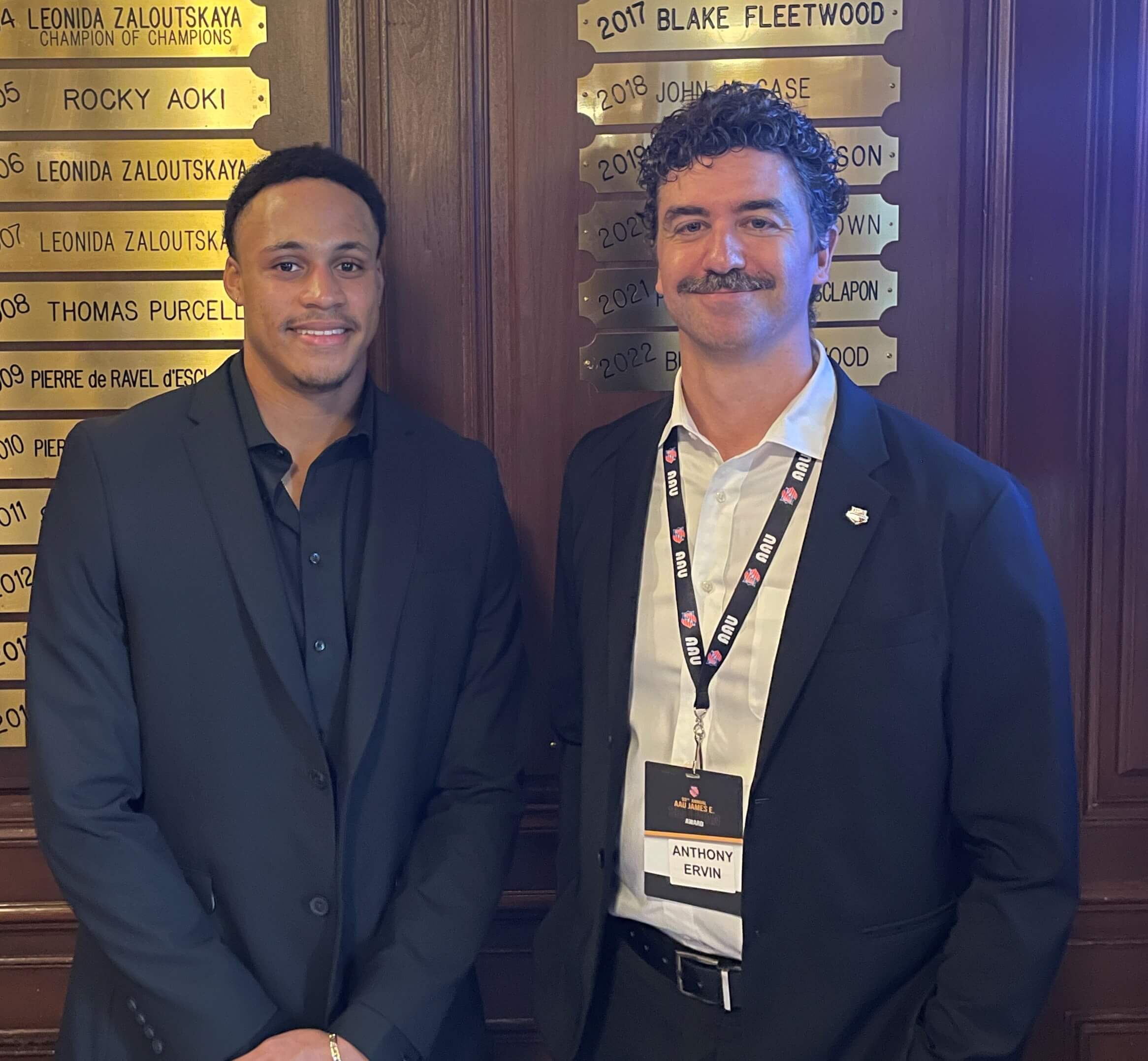 Sullivan Award to Clark, Kate Douglass, Jordan Crooks Celebrated