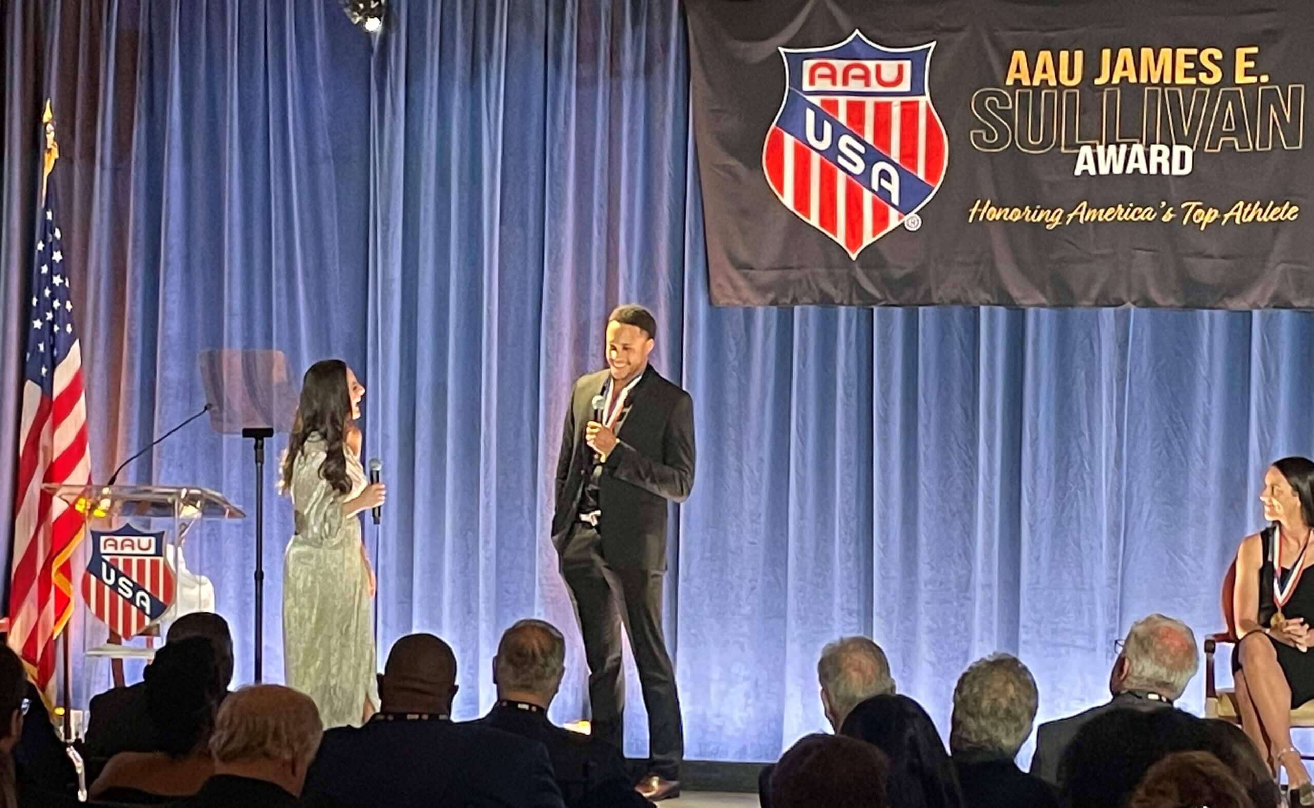 Sullivan Award to Clark, Kate Douglass, Jordan Crooks Celebrated