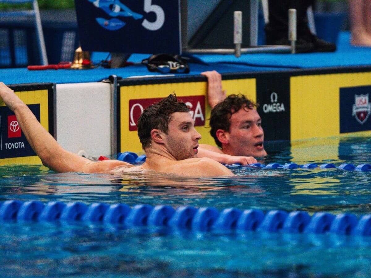 Hubert Kos Impressive in 200 Back; Finke Closes the Deal in 1500