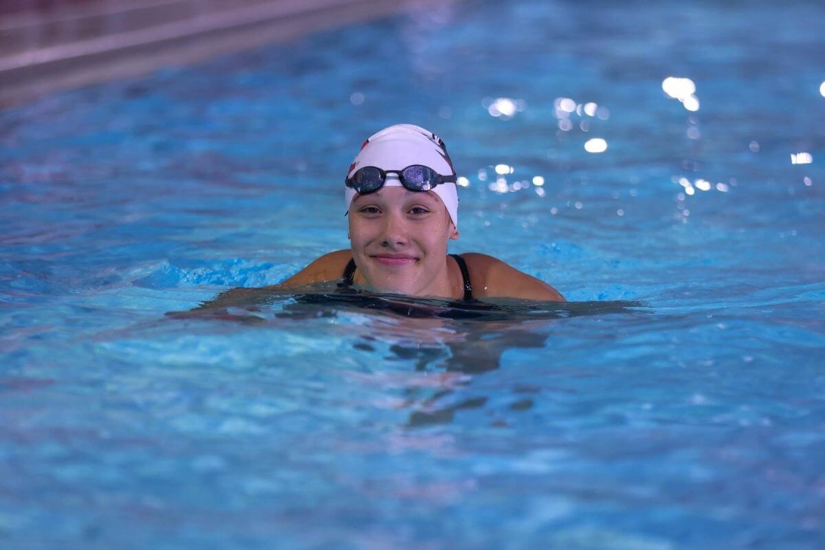 Rutgers’ Martyna Piesko Downs 41-Year-Old Pool Record in Loss to Nebraska