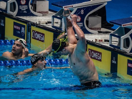Olympic Trials Day 1 Finals: Hometown Hero Aaron Shackell Wins