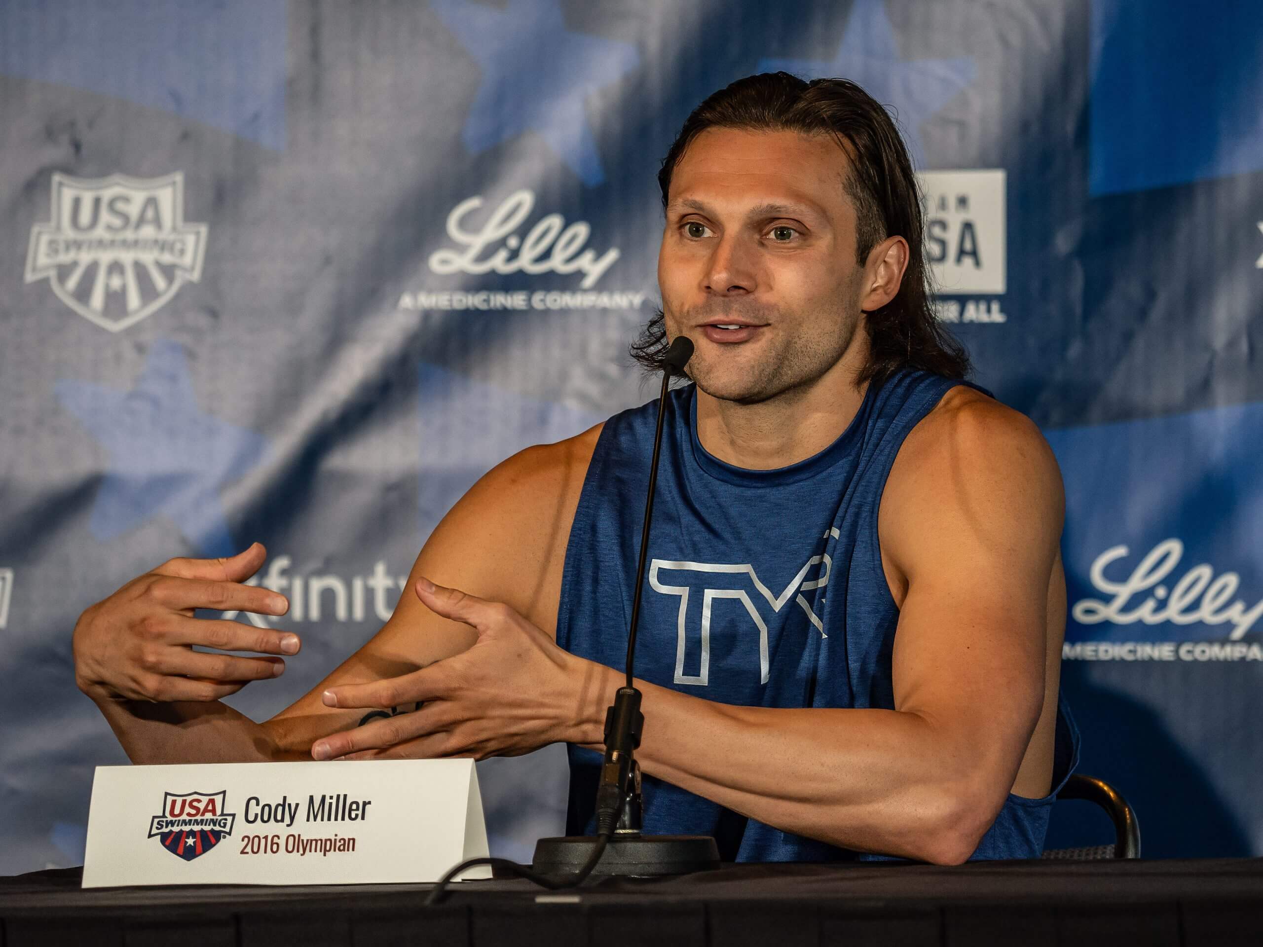 Cody Miller Might Have Future in Broadcasting, 50s Possible