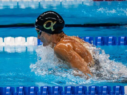 Gabrielle Rose, Meet's Oldest Swimmer at 46, Reaches Semifinal