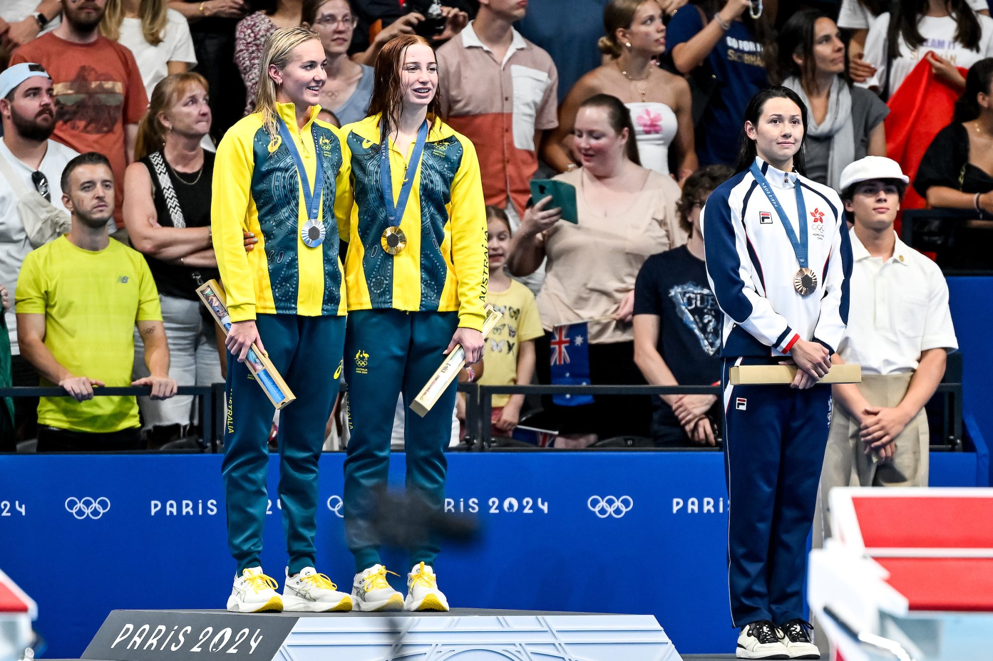 Tears Of Joy From Mollie O'Callaghan, Ariarne Titmus In Interview