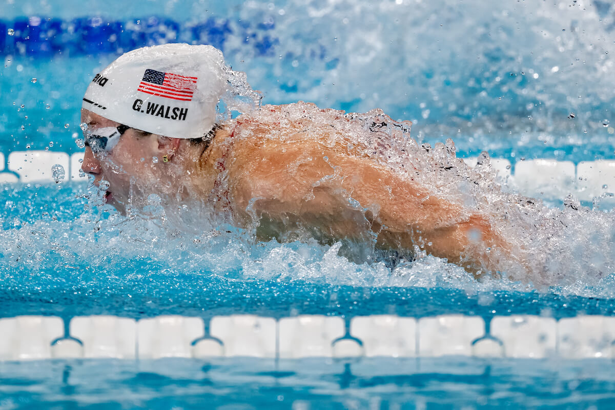 Gretchen Walsh Lowers Own WR In 100IM