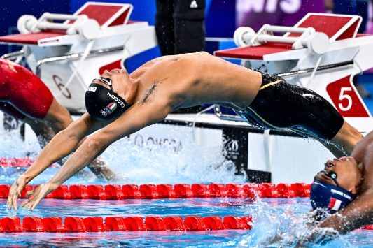 Thomas Ceccon Sets Italian 200m Backstroke Record