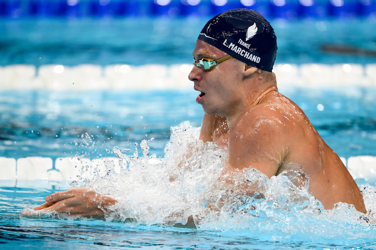 Leon Marchand Dominates 200 IM Final For 4th Gold, Scares WR