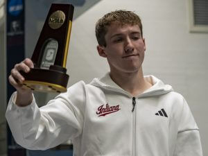 Indiana's Carson Tyler Stellar in Platform 3-Peat at NCAA Champs