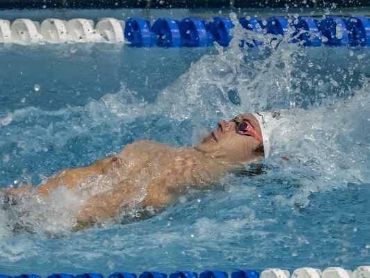 Will Modglin Follows Up 100 Back AR With 43.37 at Texas Invite