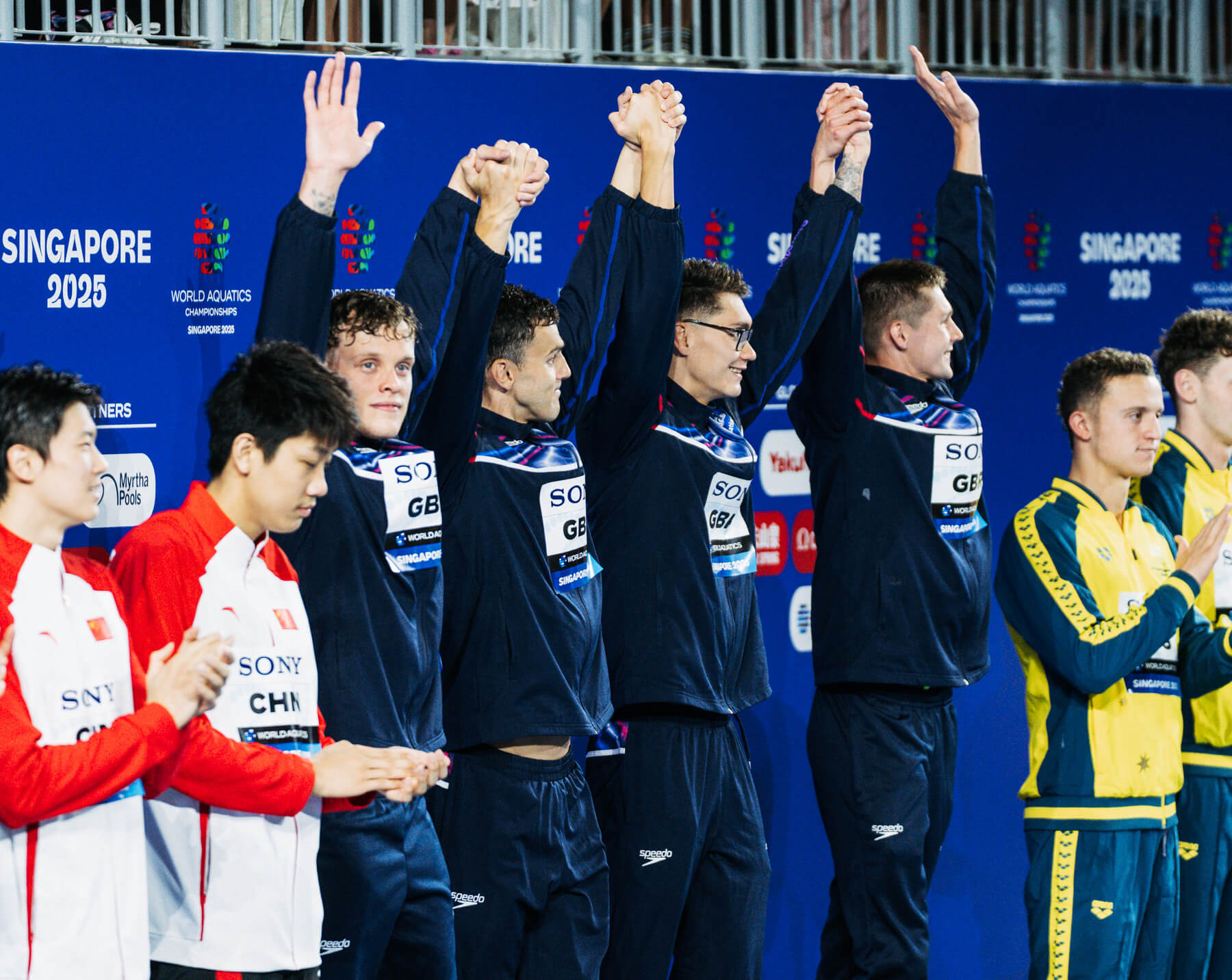Duncan Scott Anchors Great Britain to Title in 800 Free Relay