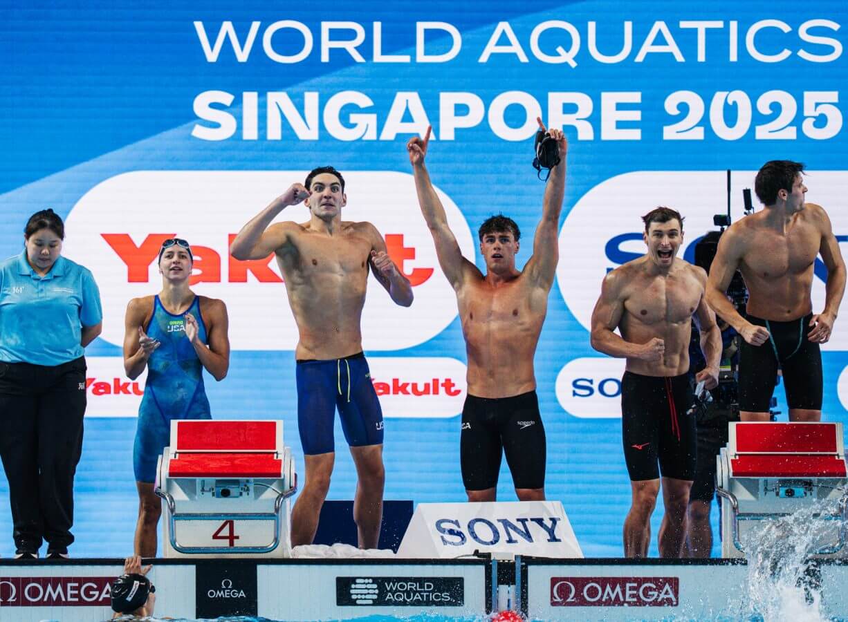 Jack Alexy Backs Record with Relay Reliability as Singapore Star