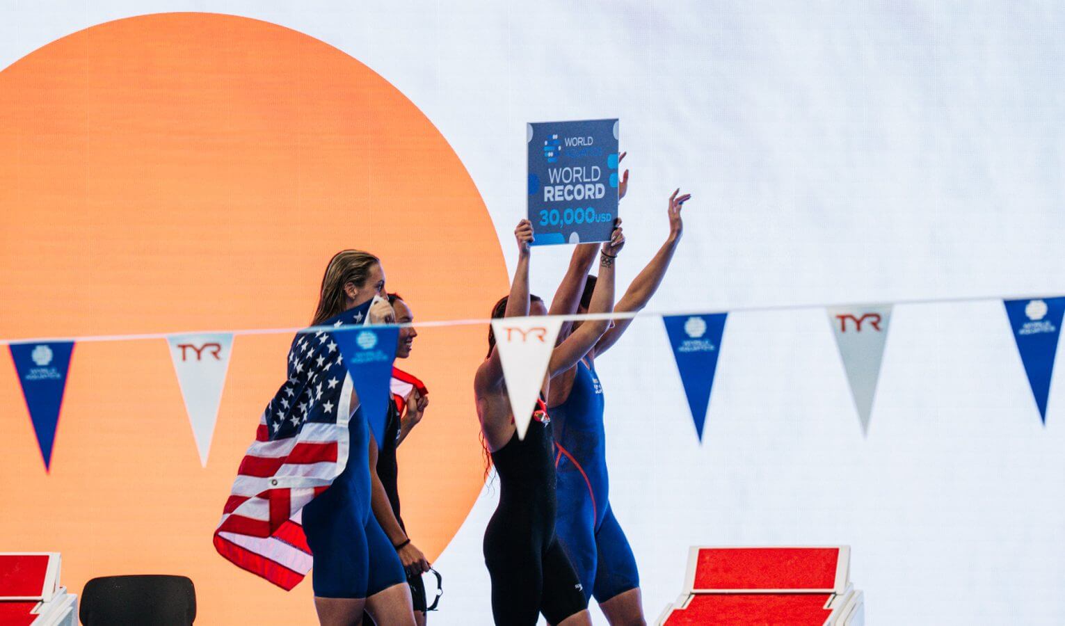 American Women Break World Record in Women's Medley Relay