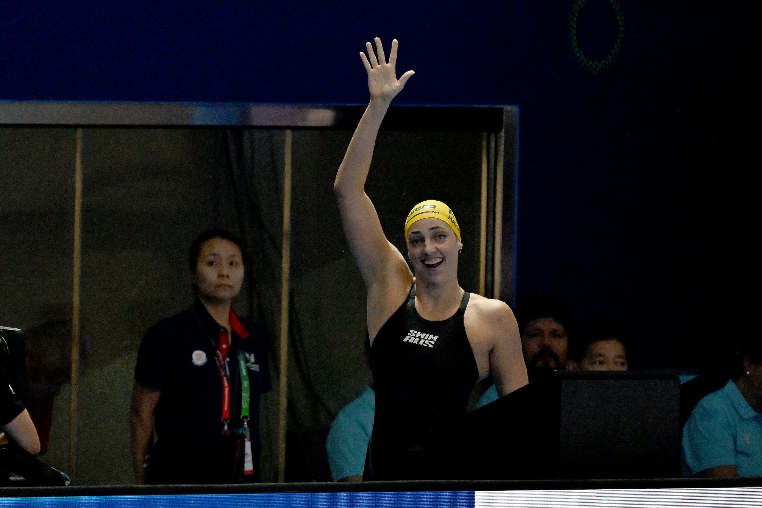 Meg Harris Claims Gold in 50 Freestyle at World Championships