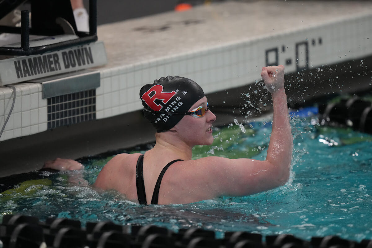 Rutgers Women Sweep La Salle on Senior Night - Swimming World