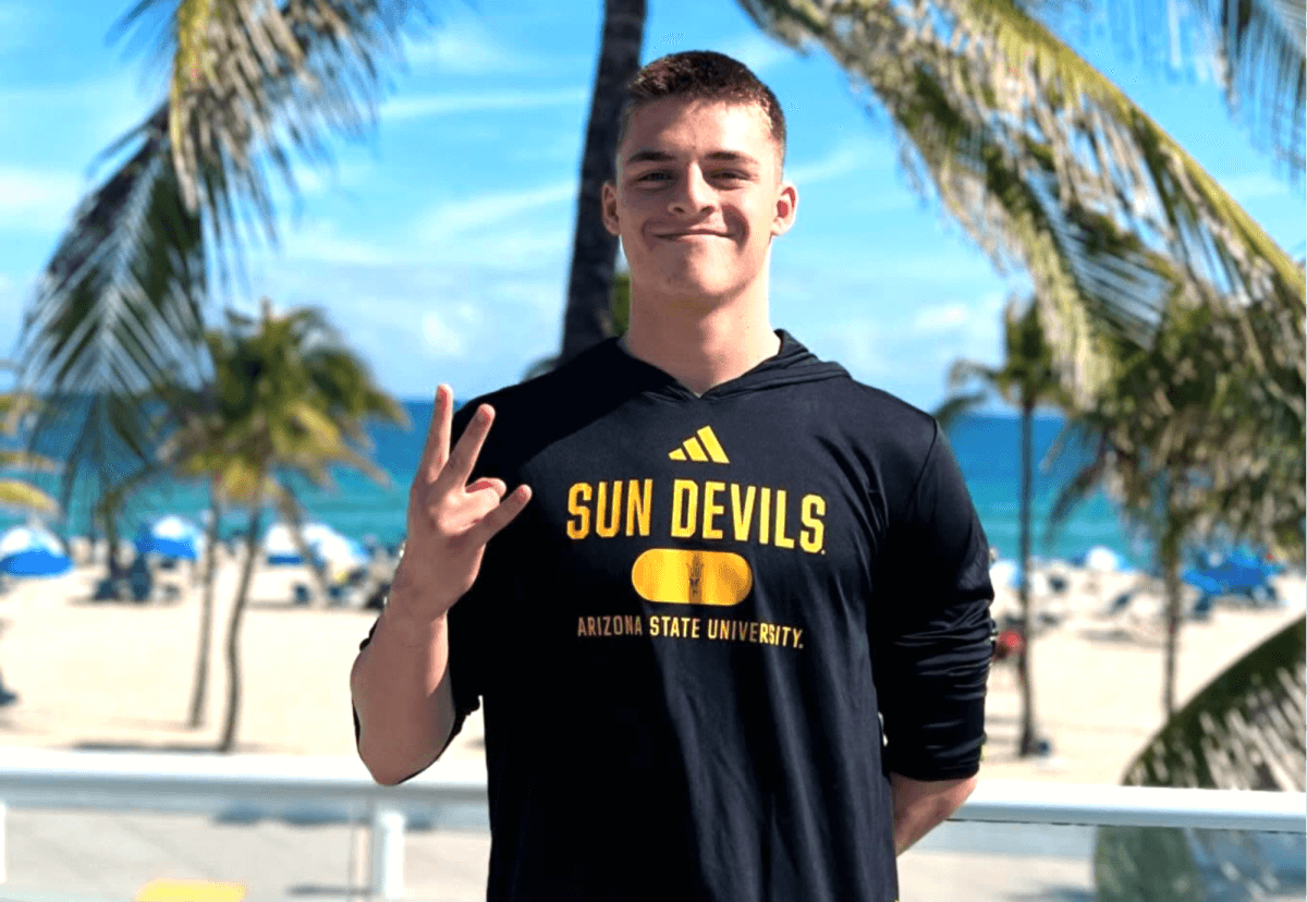 Arizona State Adds 2027 Verbal Pledge From Landon Hall - Swimming World
